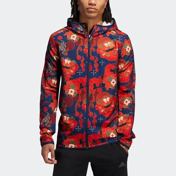 Adidas Cny Series Hooded Running Jacket