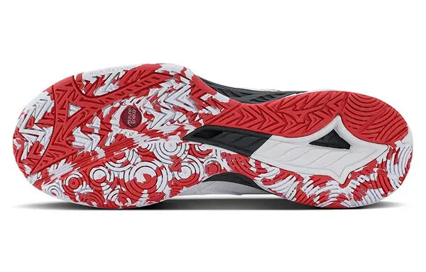 Mizuno Wave Fang 2 Athletic Sneakers - White/black/red