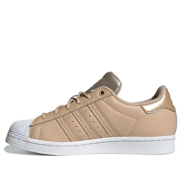 Adidas Superstar "magic Beige Gold" Sneakers - Light Brown/white