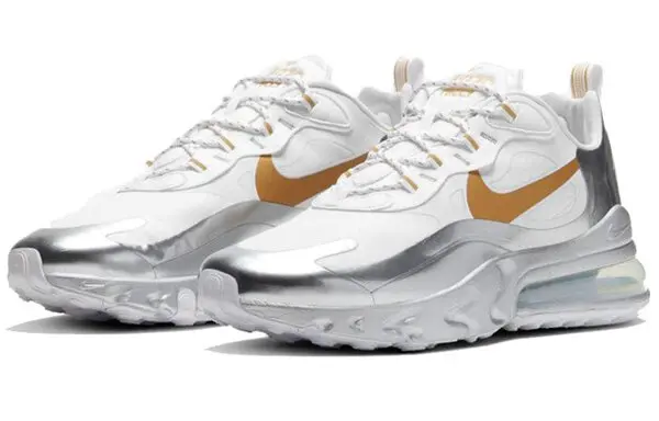 Nike Max 270 React "city Of Speed" Sneakers - White/silver
