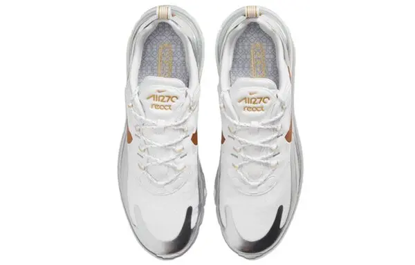 Nike Max 270 React "city Of Speed" Sneakers - White/silver