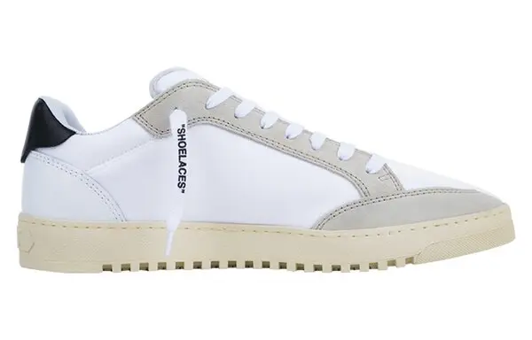Off-White Low-top Sneakers With Lace-up Closure - White