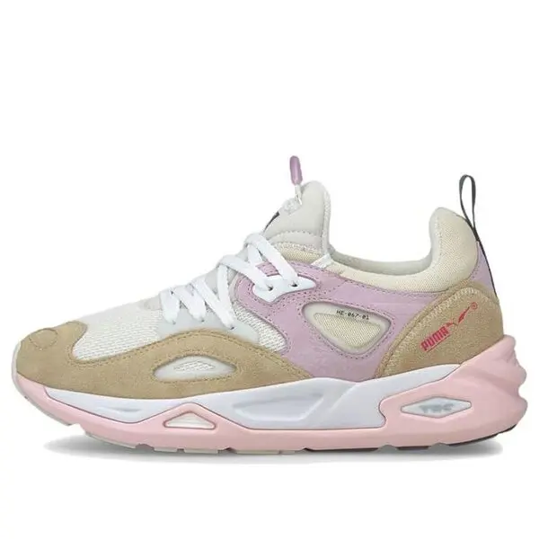 PUMA Trc Blaze Athleisure Sneakers - Brown/white/pink