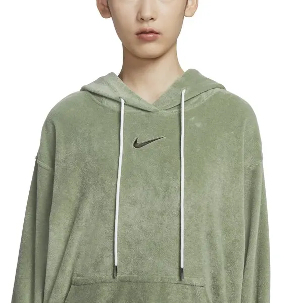 Nike Terry Drawstring Hoodie - Green