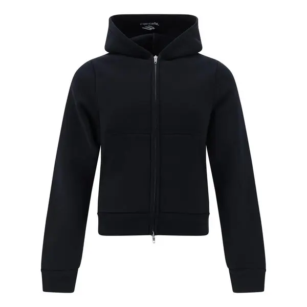 Balenciaga Zip-up Hoodie - Black