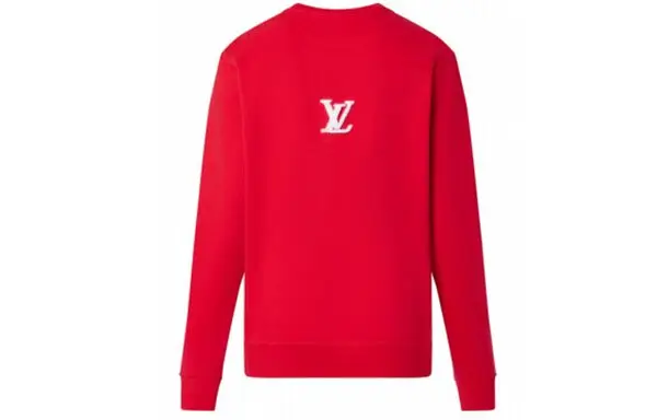 LOUIS VUITTON Ss22 Alphabet Pattern Long Sleeve Sweatshirt