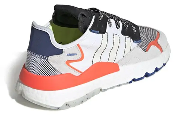 Adidas Nite Jogger "solar Red" Sneakers - White/black/red
