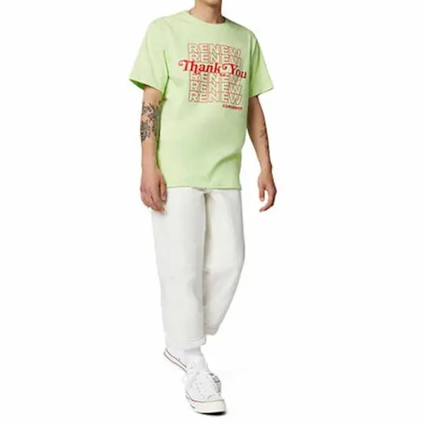 CONVERSE Renew Alphabet Print Short Sleeve T-shirt