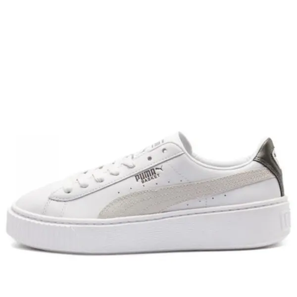 PUMA Basket Platform Low Top Sneakers - White
