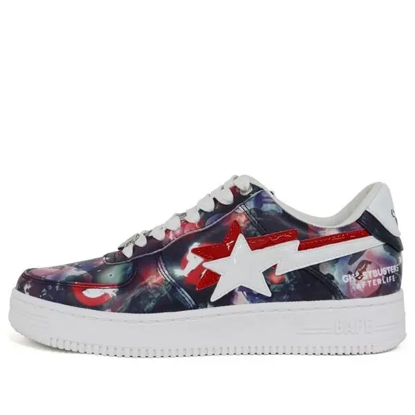 A BATHING APE X Ghostbusters Sta Low Top Sneakers - Purple