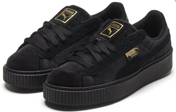 PUMA Platform Velvet Sneakers