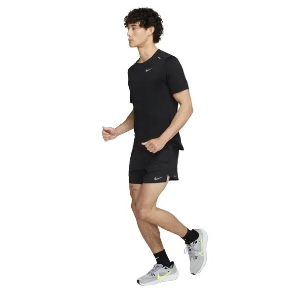 Nike Dri-fit Rise 365 Ventilate Soft Running T-shirt - Black