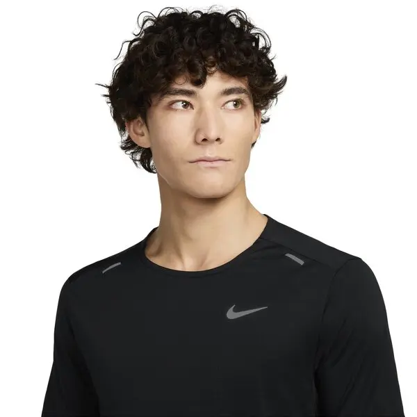 Nike Dri-fit Rise 365 Ventilate Soft Running T-shirt - Black