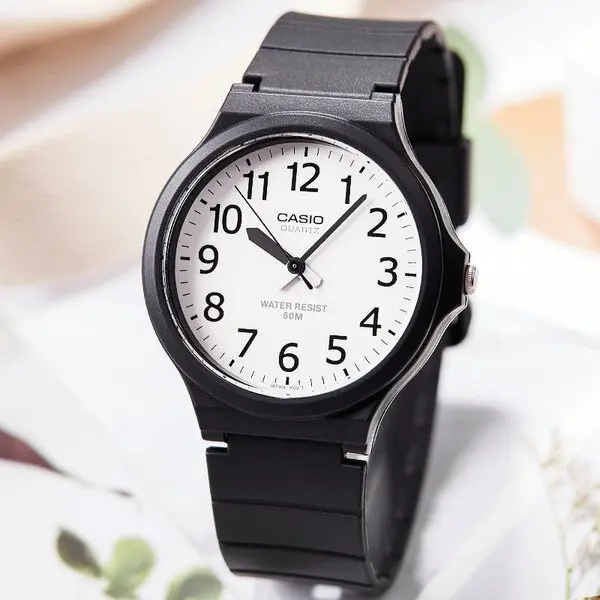 Casio Analog Watch With Water Resistance