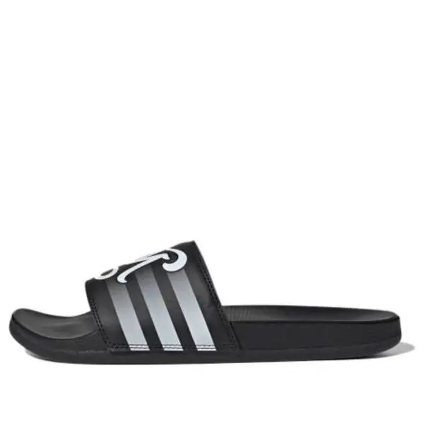 Adidas Adilette Comfort Slide Sandals - Black