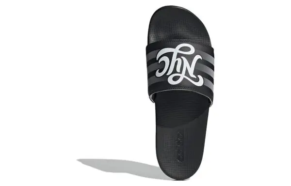 Adidas Adilette Comfort Slide Sandals - Black