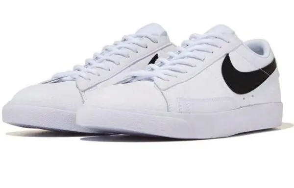 Nike Blazer Low Leather Sneakers - White/black