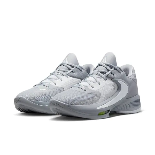 Nike Zoom Freak Tb "wolf " Low Top Sneakers - Grey