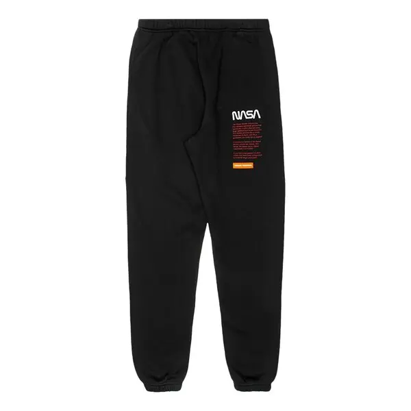 Heron Preston X Nasa Facts Jogger Pants - Black