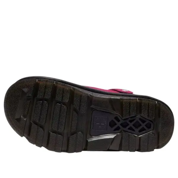 Dr. Martens Zebzag Suede Mules - Fuchsia Pink