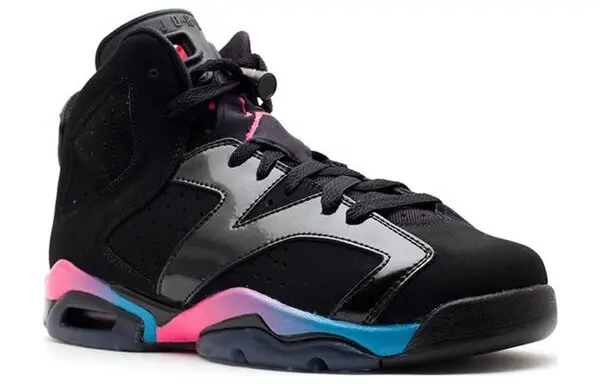 JORDAN 6 Retro 'pink Flash - Black