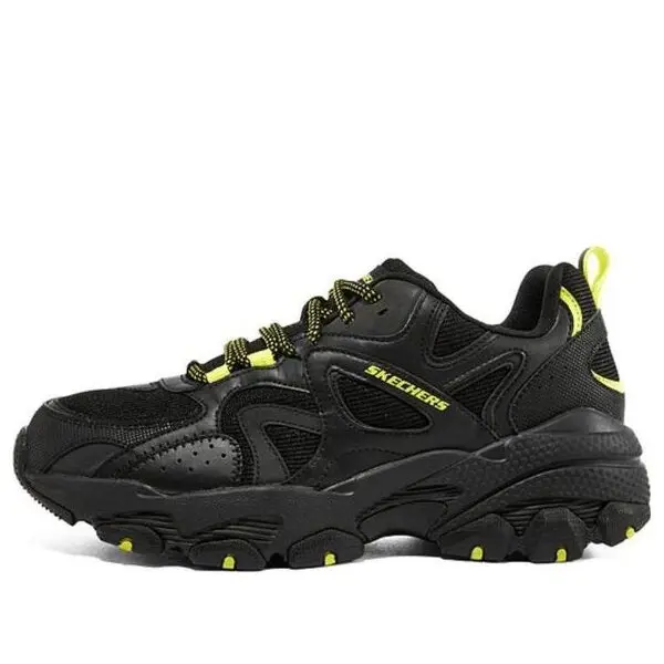 Sketchers Dlites Athletic Sneakers - Black/yellow