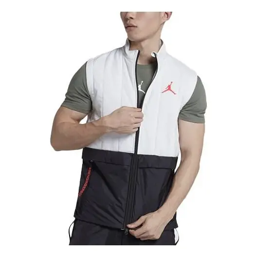 JORDAN 23 Engineered Quilted Vest - White