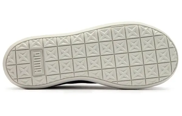 PUMA Suede Mayu Canvas Low Top Sneakers - Black/white