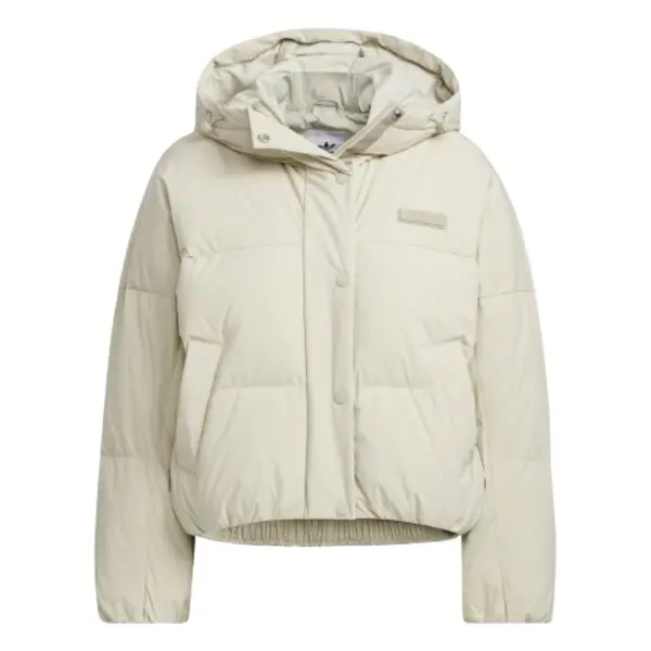 Adidas Puffer Crop Down Jacket - White