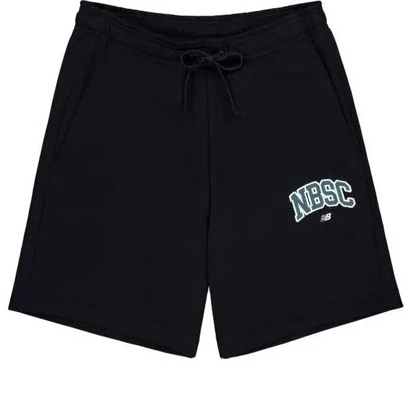 NEW BALANCE Athletics Sports Club Cotton Shorts - Black
