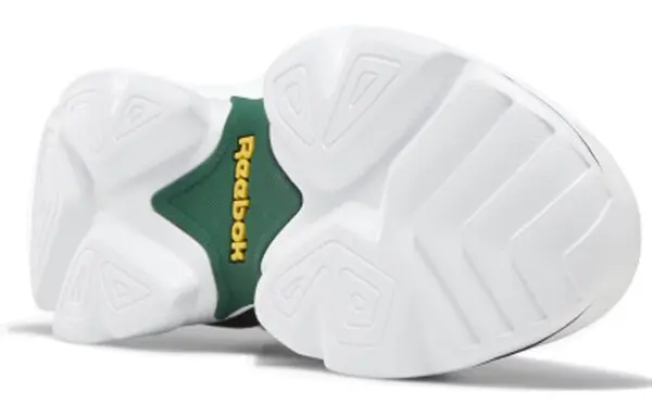REEBOK Royal Bridge 3 "green Yellow" Low Top Sneakers - White/yellow