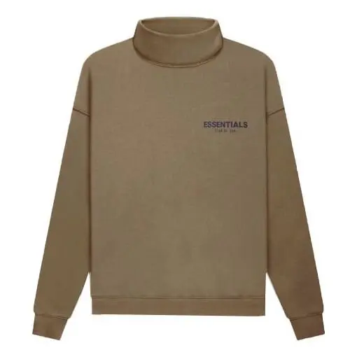 Fear Of God Pullover Mock Neck Sweatshirt - Brown
