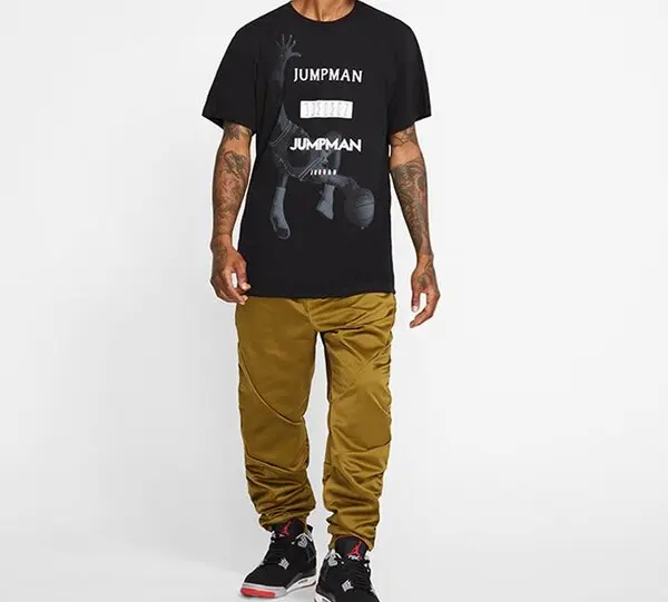 JORDAN Basketball Graphic Short Sleeve Tee - Black