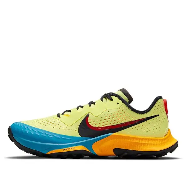 Nike Zoom Terra Kiger 7 Trail Running Sneakers - Yellow/blue/orange