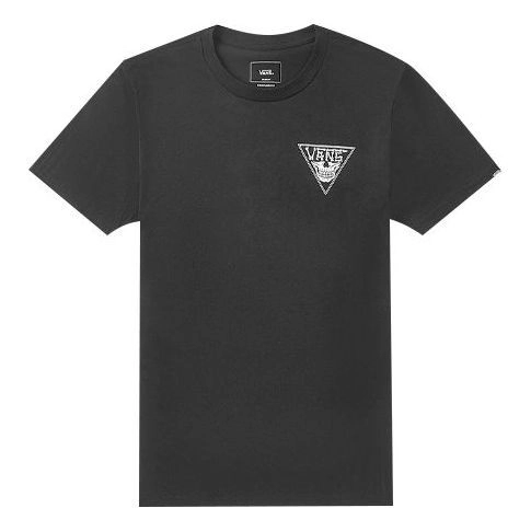 VANS Triangle Skeleton Printing Short Sleeve Couple Style