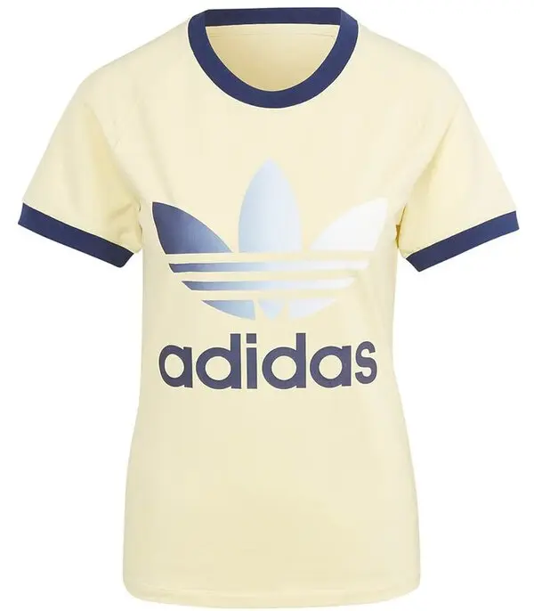 Adidas Originals Gradient Trefoil T-shirt - Yellow/black