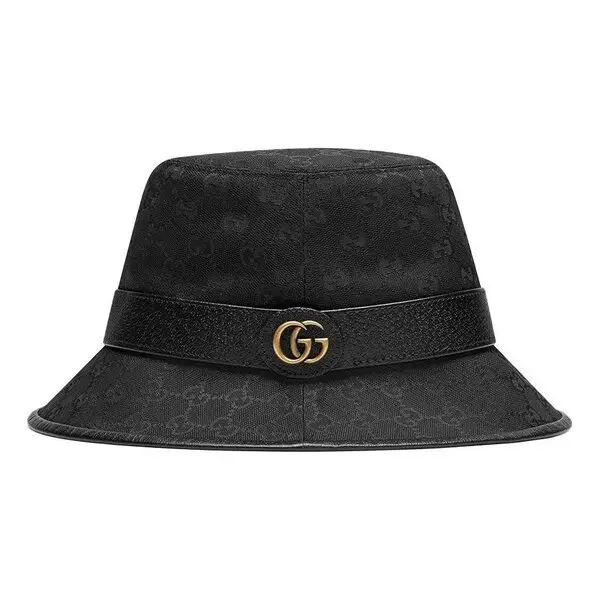Gucci Gg Canvas Bucket Hat - Black