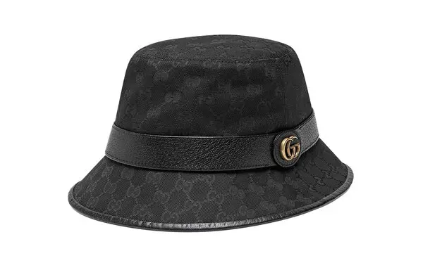 Gucci Gg Canvas Bucket Hat - Black