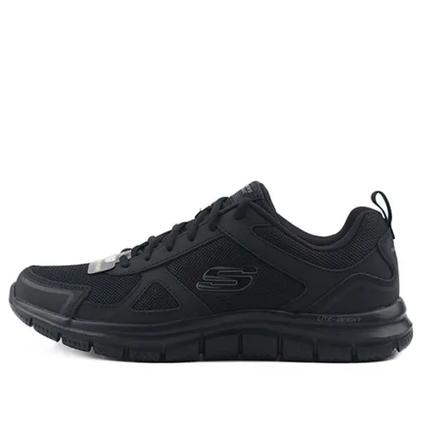 Sketchers Track Low Running Sneakers - Black