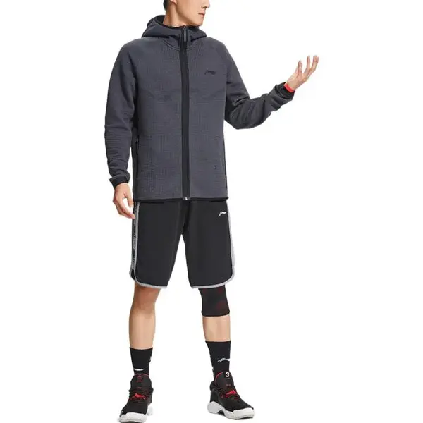 LI-NING Cba Basketball Hooded Jacket