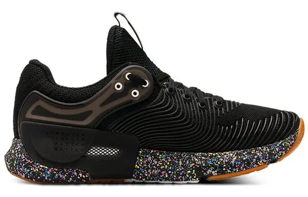 Under Armour Hovr Apex 2 Speckle Athletic Shoes - Black