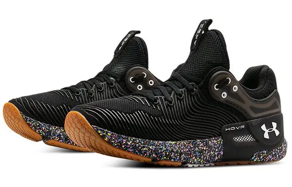 Under Armour Hovr Apex 2 Speckle Athletic Shoes - Black