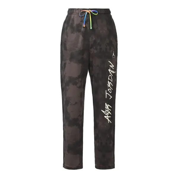 JORDAN X J Balvin Tie-dye Sweatpants - Dark Grey/grey