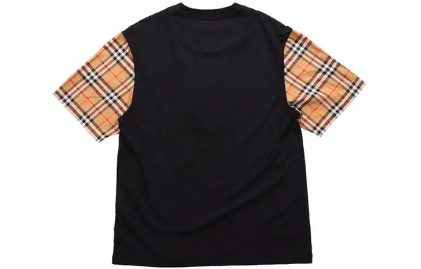 Burberry Vintage Check Short Sleeve T-shirt - Black