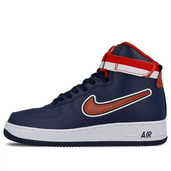 Nike Force 1 High '07 Lv8 Sport Sneakers - Blue/white/red