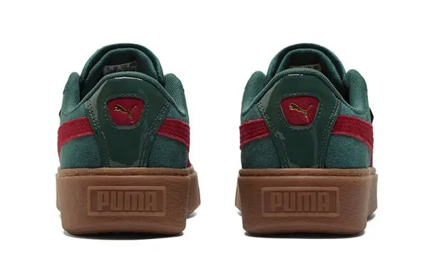 PUMA Platform Velvet Sneakers - Green