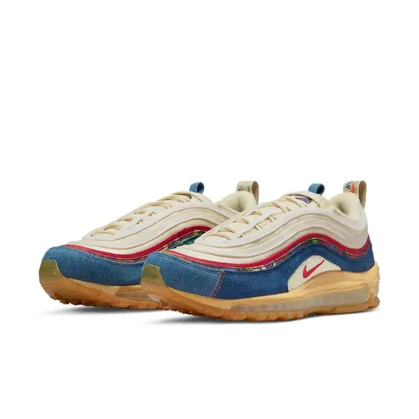 Nike Max 97 Sneakers - White/blue/brown