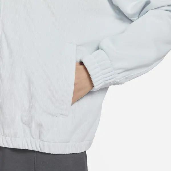 Nike Logo Corduroy Stand Collar Jacket