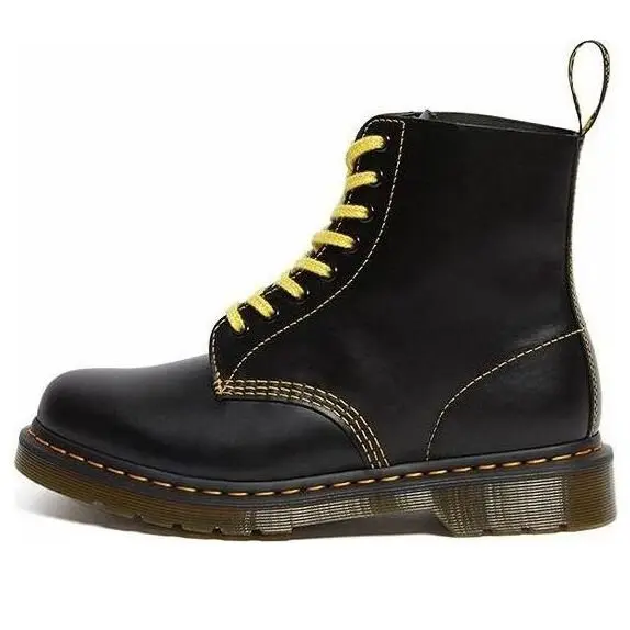 Dr. Martens 1460 Pascal Atlas Lace Up Boots - Black