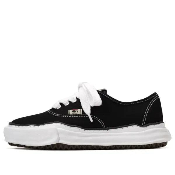 Mihara Yasuhiro Baker Vintage-like Canvas Low-top Sneakers - Black